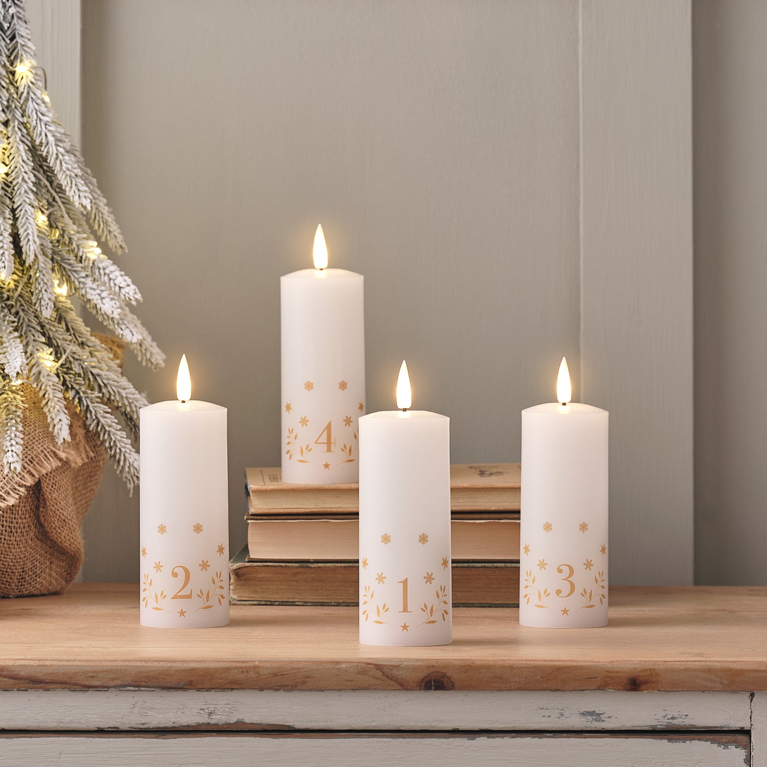 Adventskerzen 4er Set