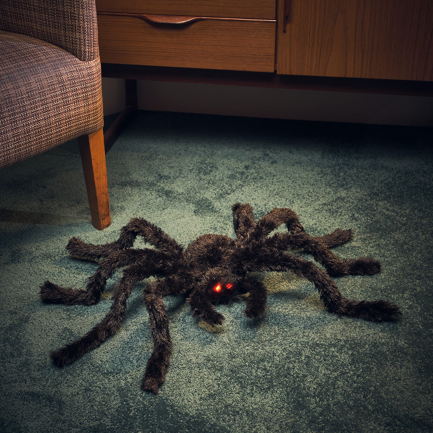 Halloweendeko 80cm LED Spinne animiert | online kaufen